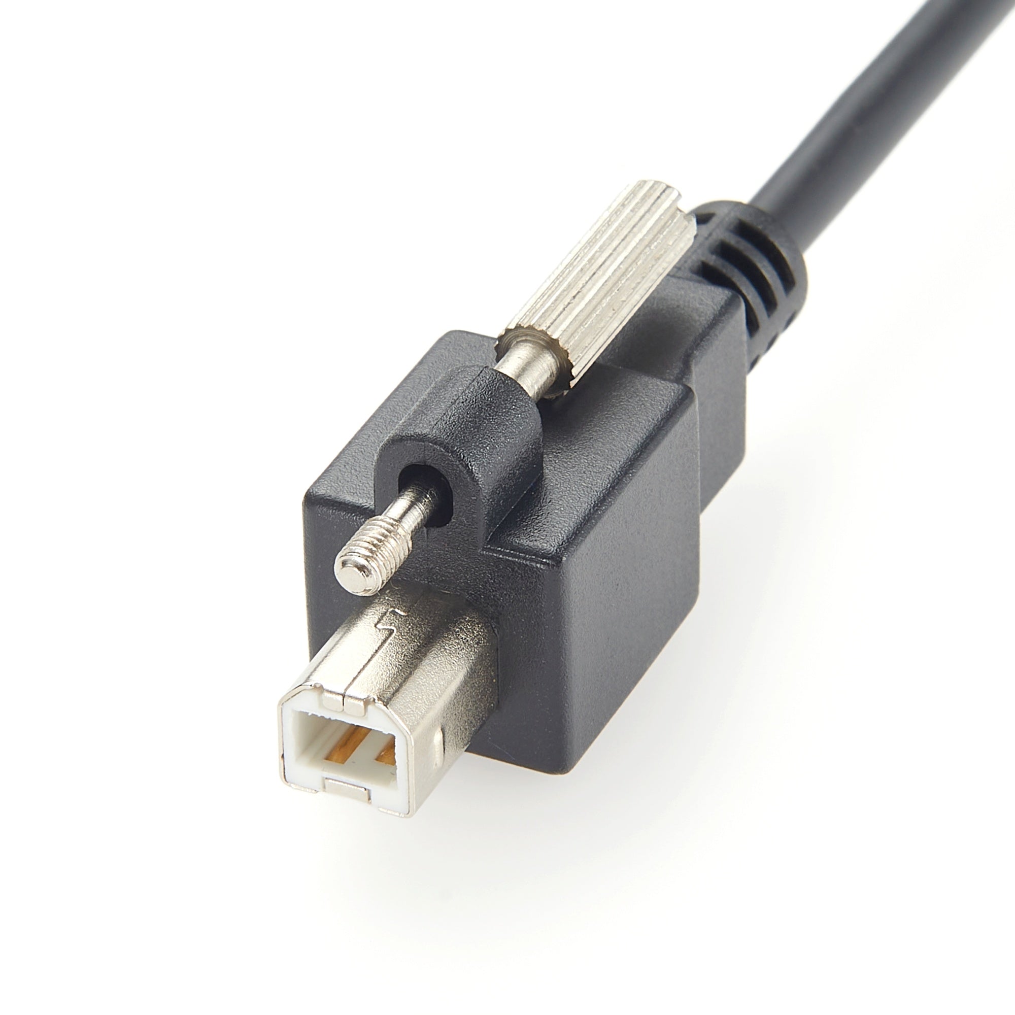 USB-A to USB-B Single Screw Lock Cable – Premier Cable