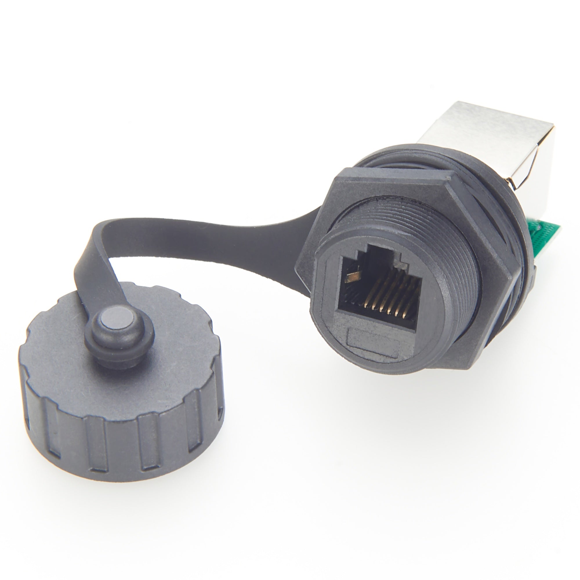 Waterproof RJ12 6P6C Panel Mount Coupler – Premier Cable